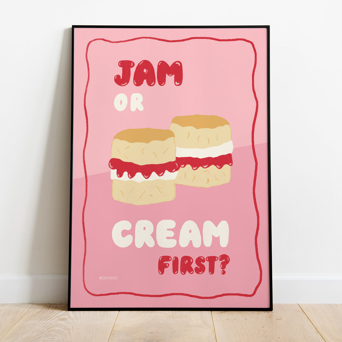 JAM OR CREAM FIRST SCONE PRINT – woohooprints